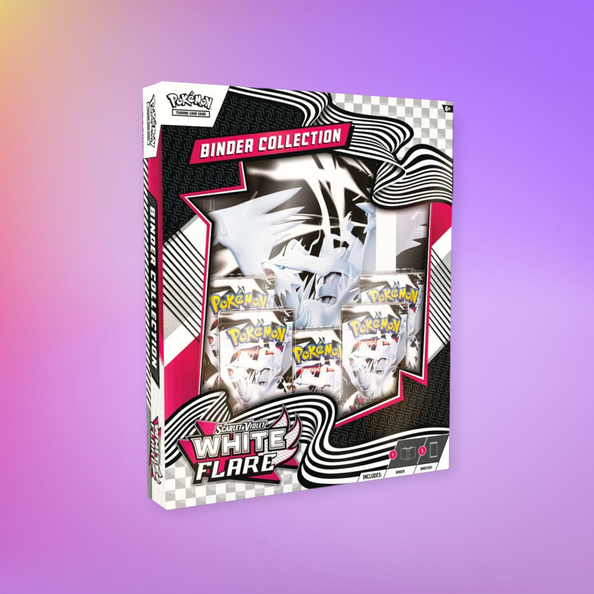 White Flare Binder Collection – Ninja Cards